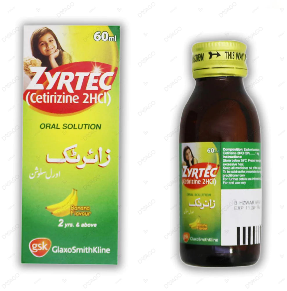 Zyrtec Syp 5mg/5ml 60ml – Ailaaj