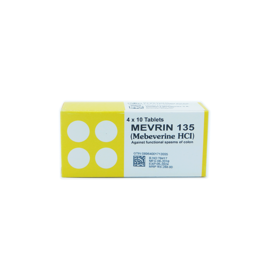 Mevrin 135 Tab 135mg 4x10's – Ailaaj
