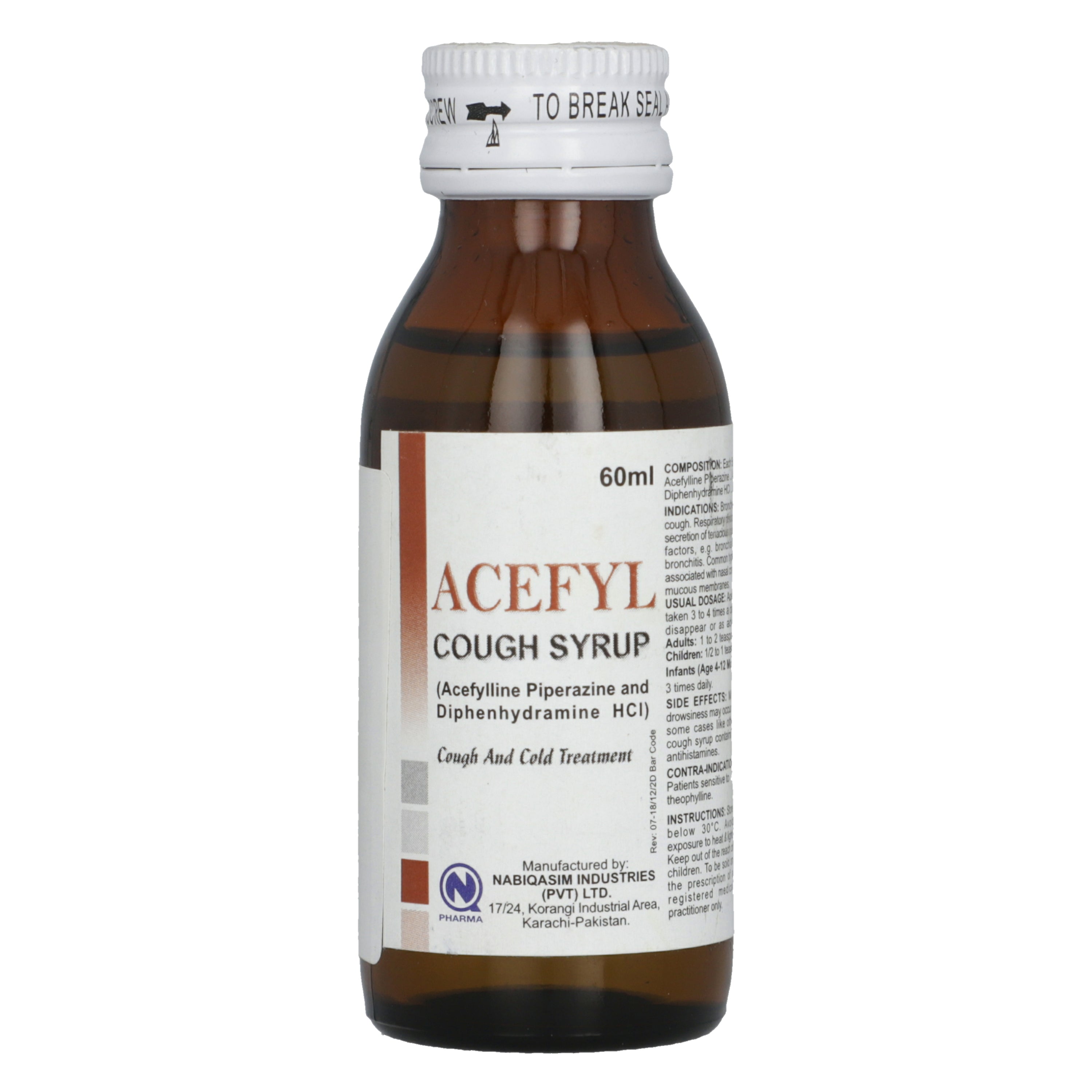 Acefyl Cough Syp 60ml – Ailaaj