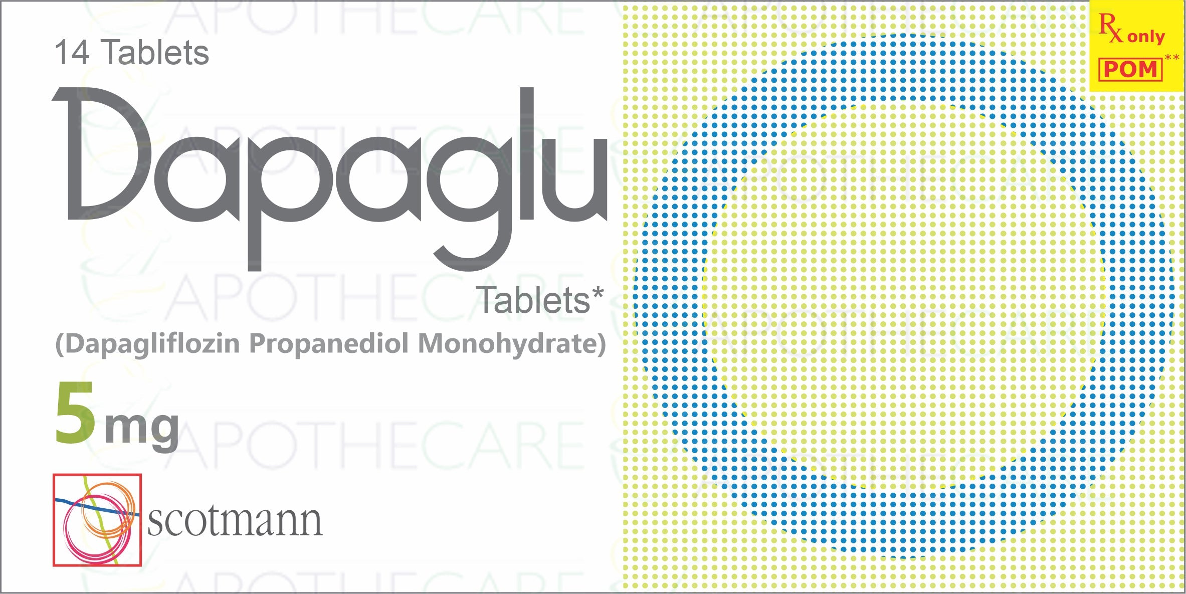 Dapaglu Tab 5mg 14's – Ailaaj