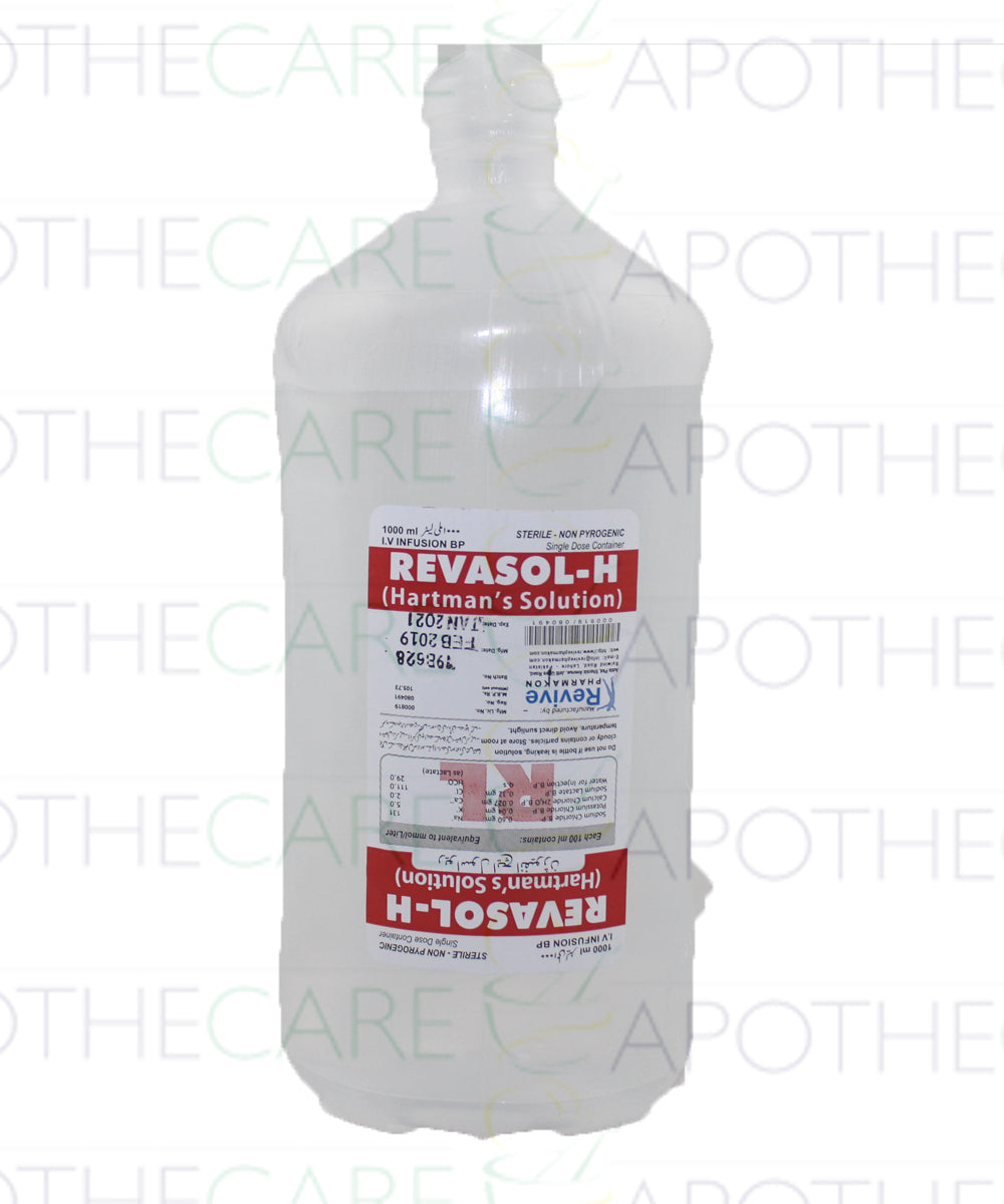 Revasol-H Ringer's Lactate I/V Inf 1000ml – Ailaaj