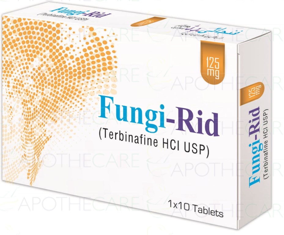 Fungi Rid Tab 125mg 10's – Ailaaj