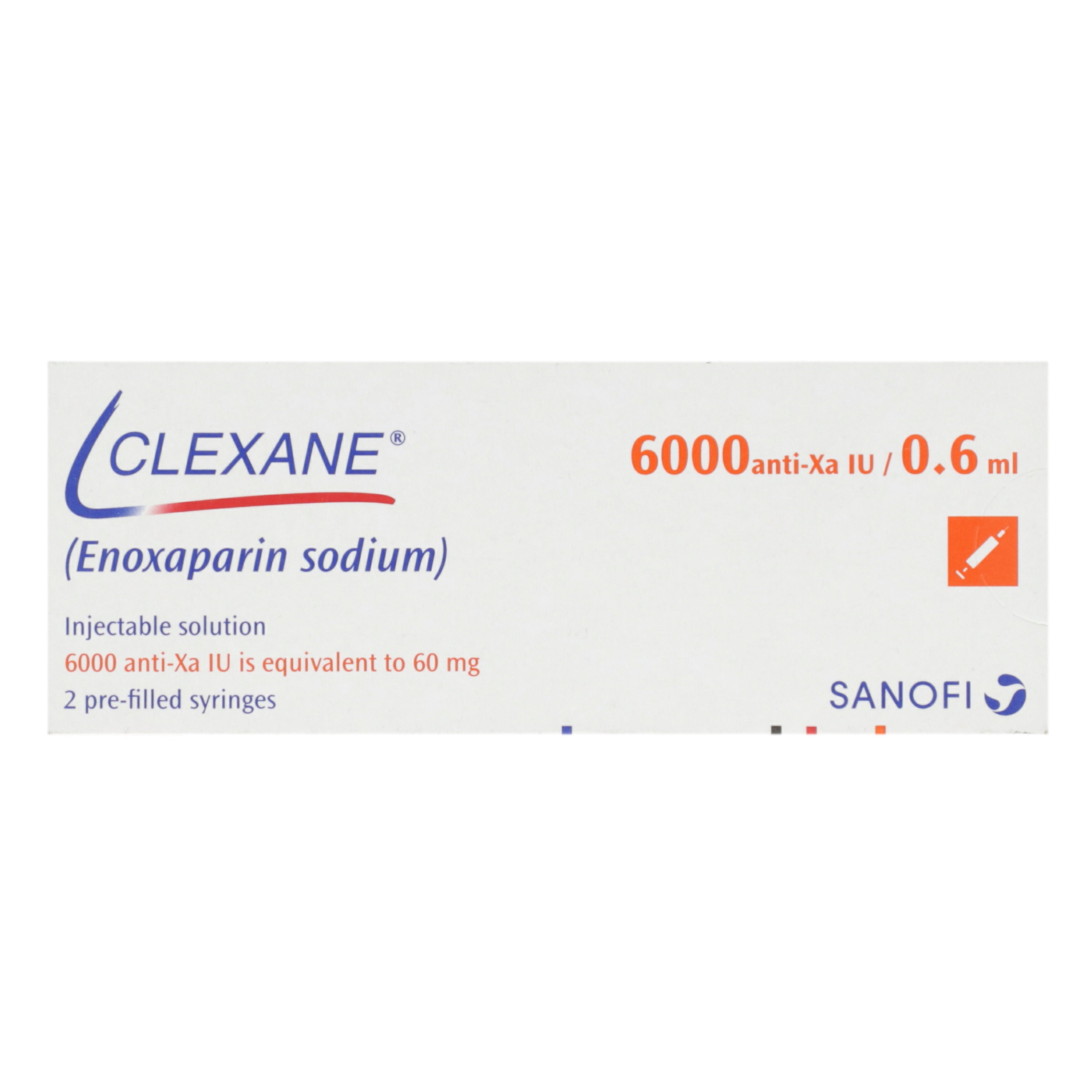 Clexane Inj 60mg 2PFSx0.6ml – Ailaaj