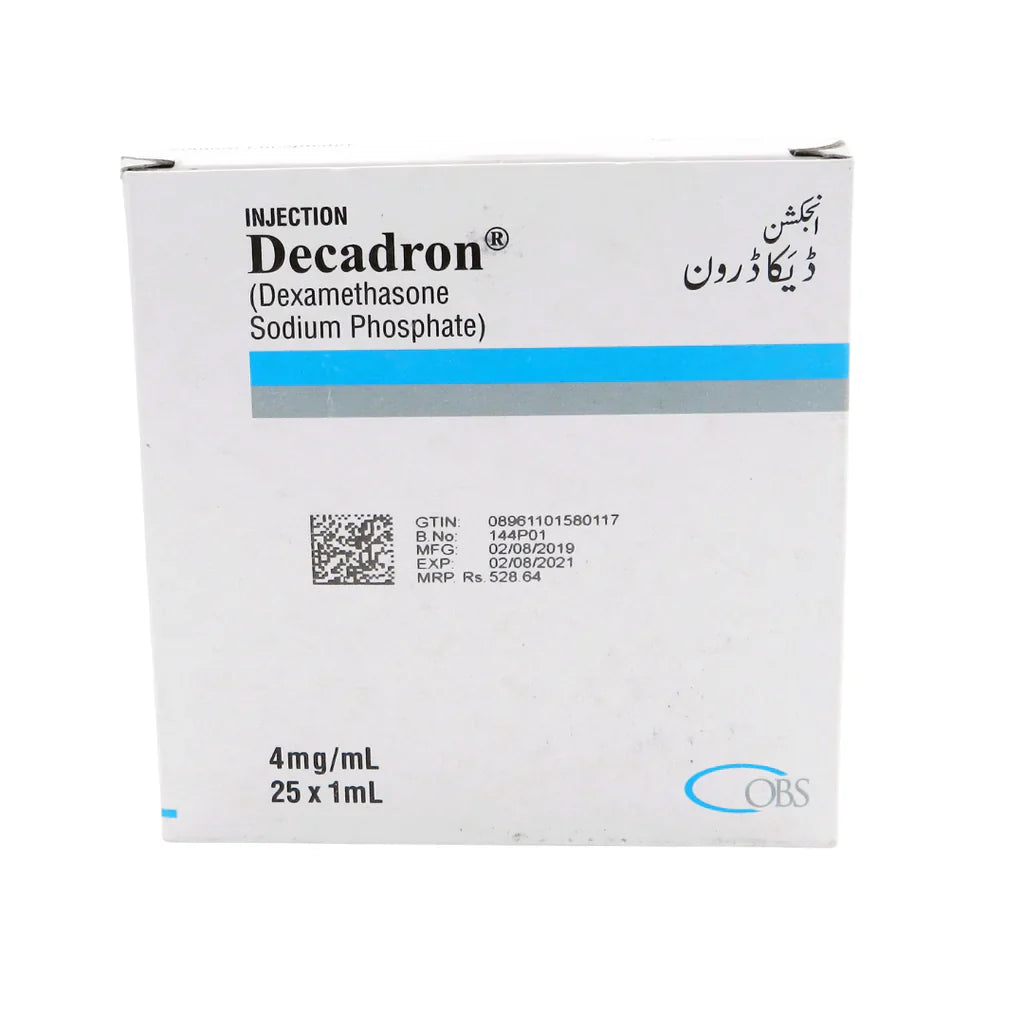 Decadron Inj 4mg 25Vialx1ml – Ailaaj