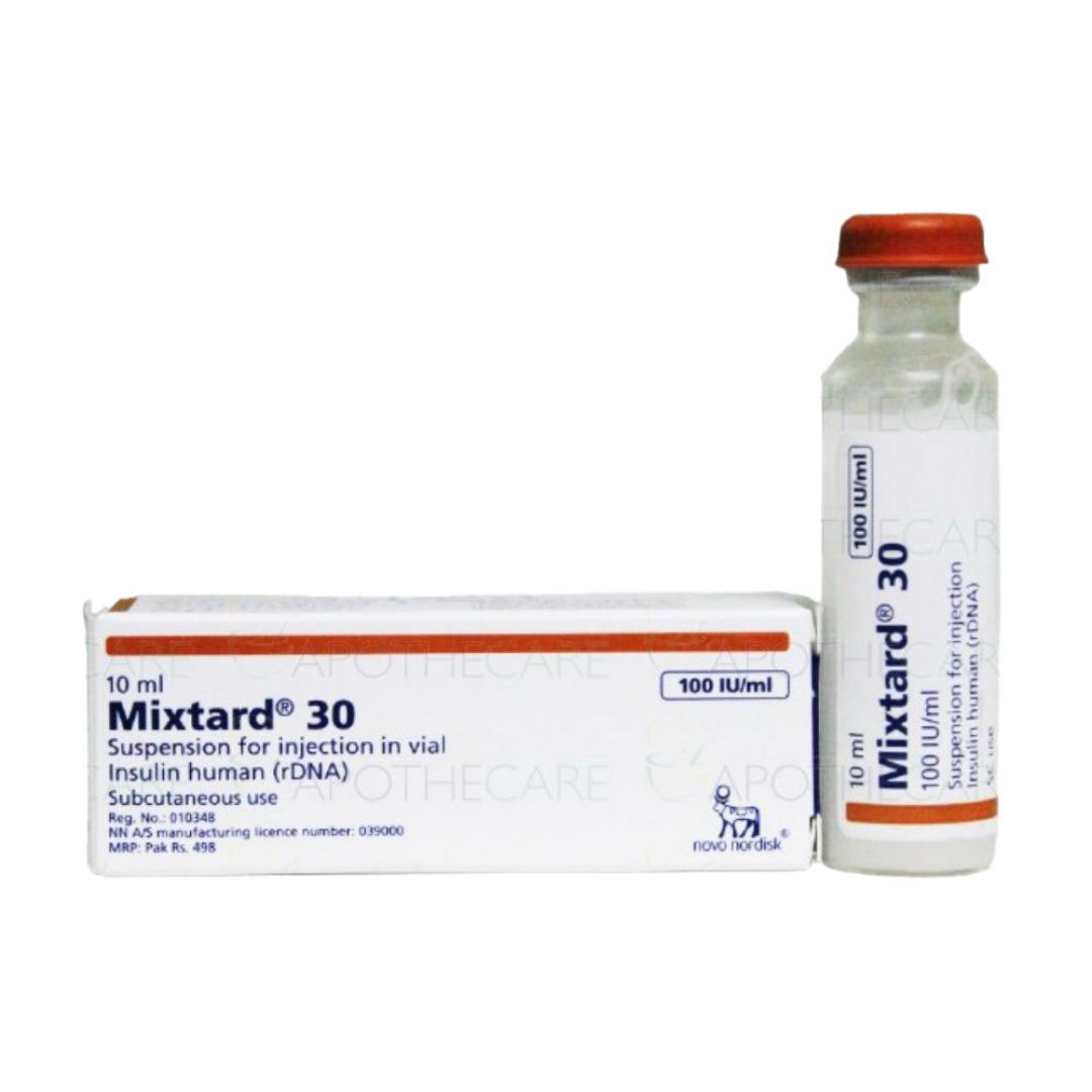 Mixtard 30 HM Inj 100IU 1Vialx10ml – Ailaaj