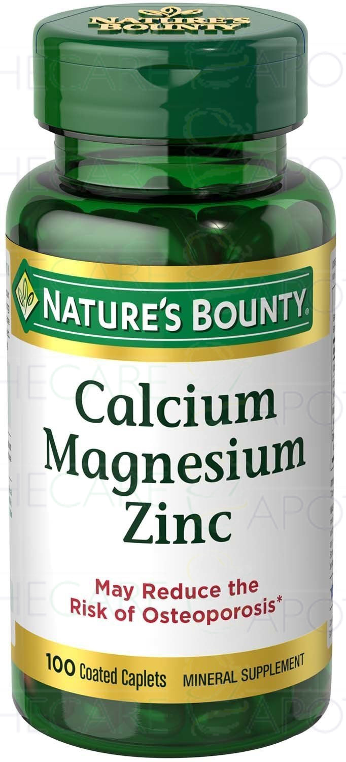 Calcium Magnesium Zinc Caplets 100's – Ailaaj