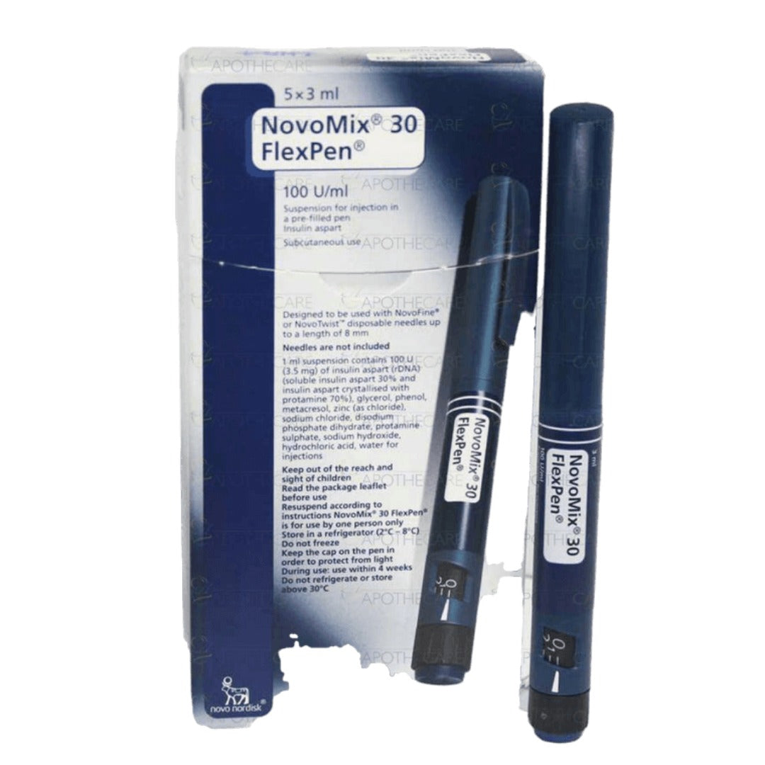 NovoMix 30 FlexPen Inj 100IU 5PFPx3ml – Ailaaj