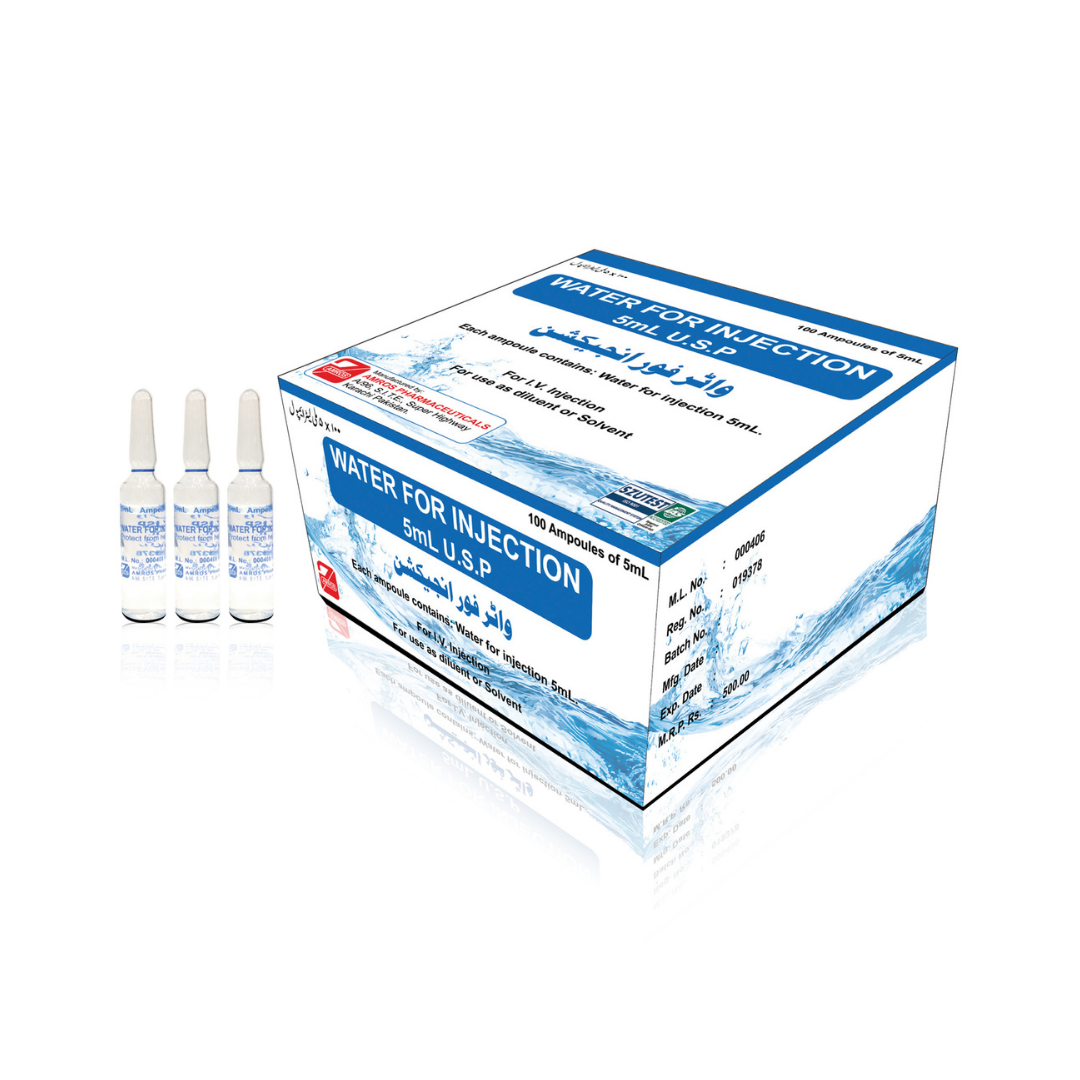 Water For Inj 5ml 100's – Ailaaj