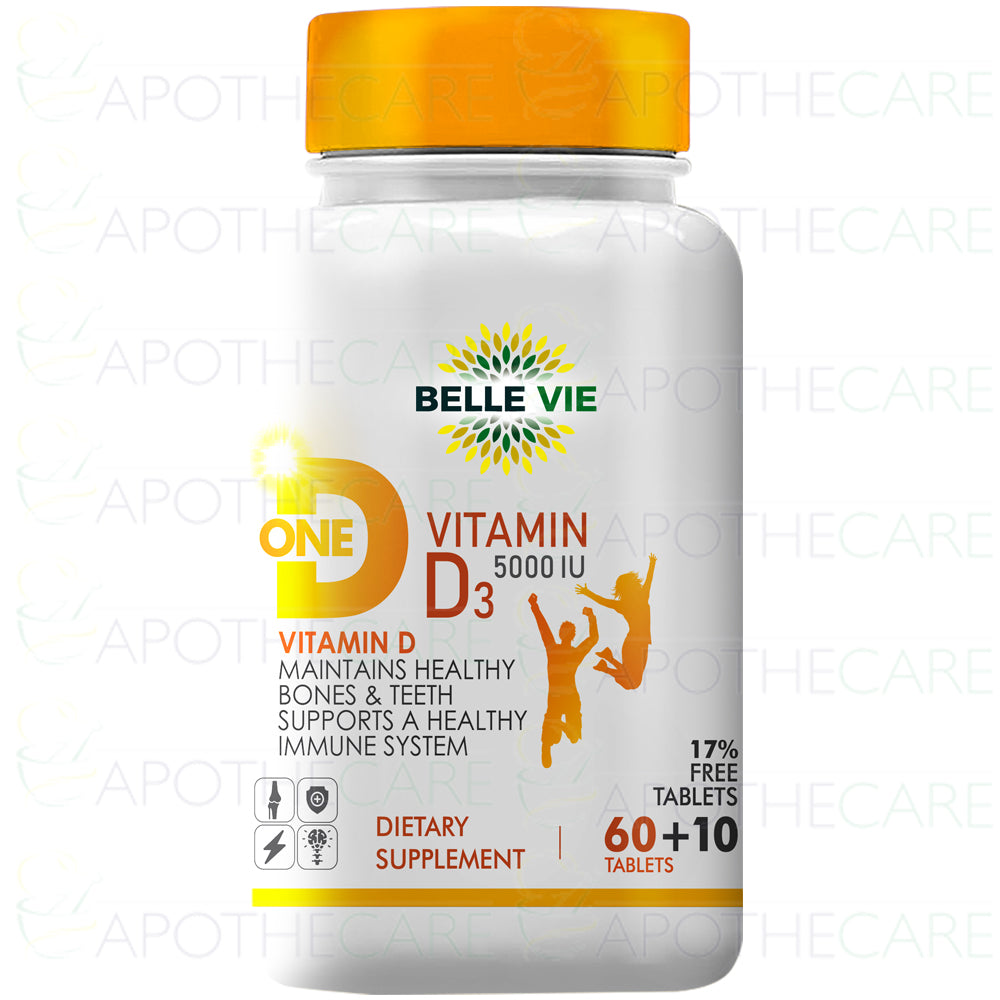 D - One Tab 5000IU 60+10's – Ailaaj