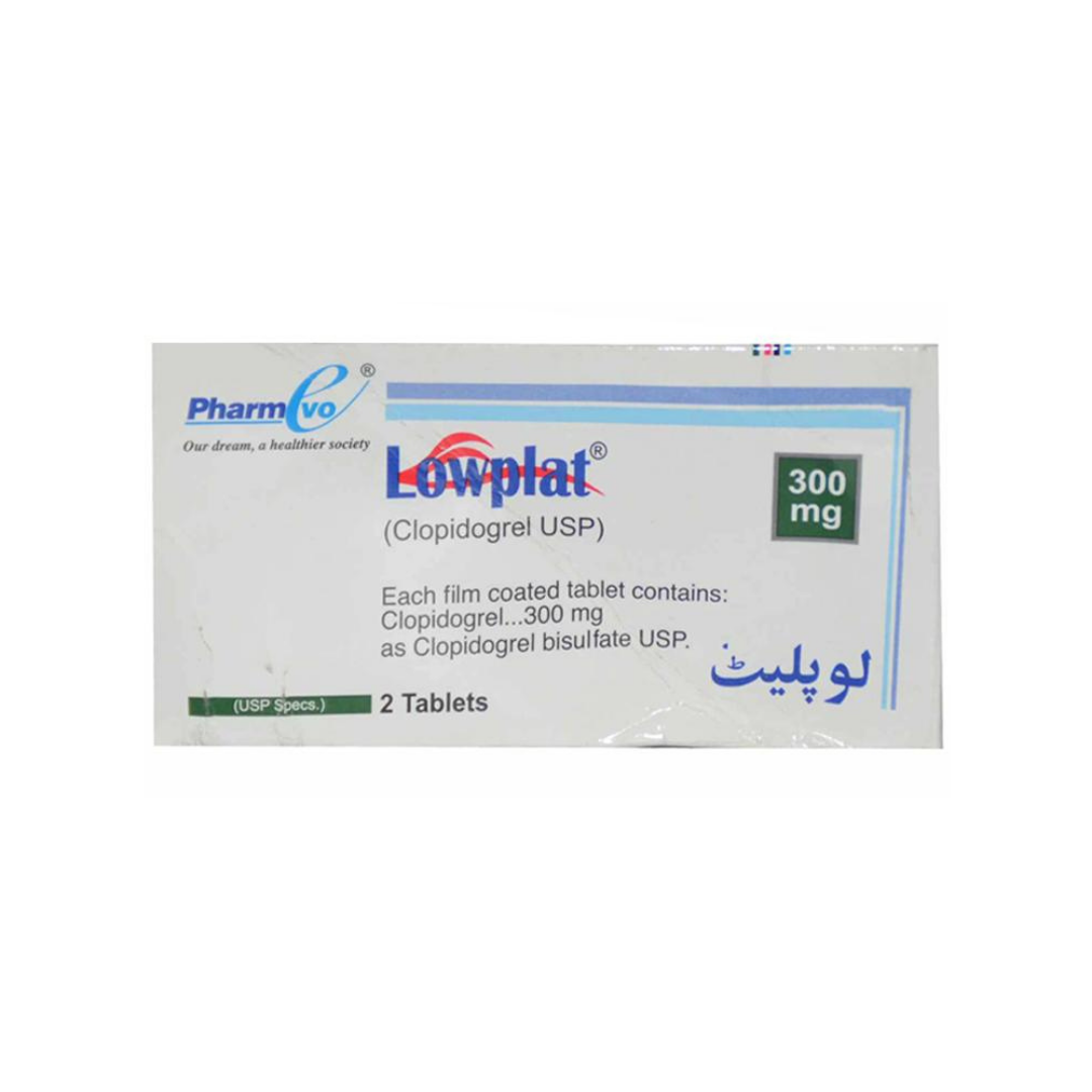 Lowplat Tab 300mg 2's – Ailaaj