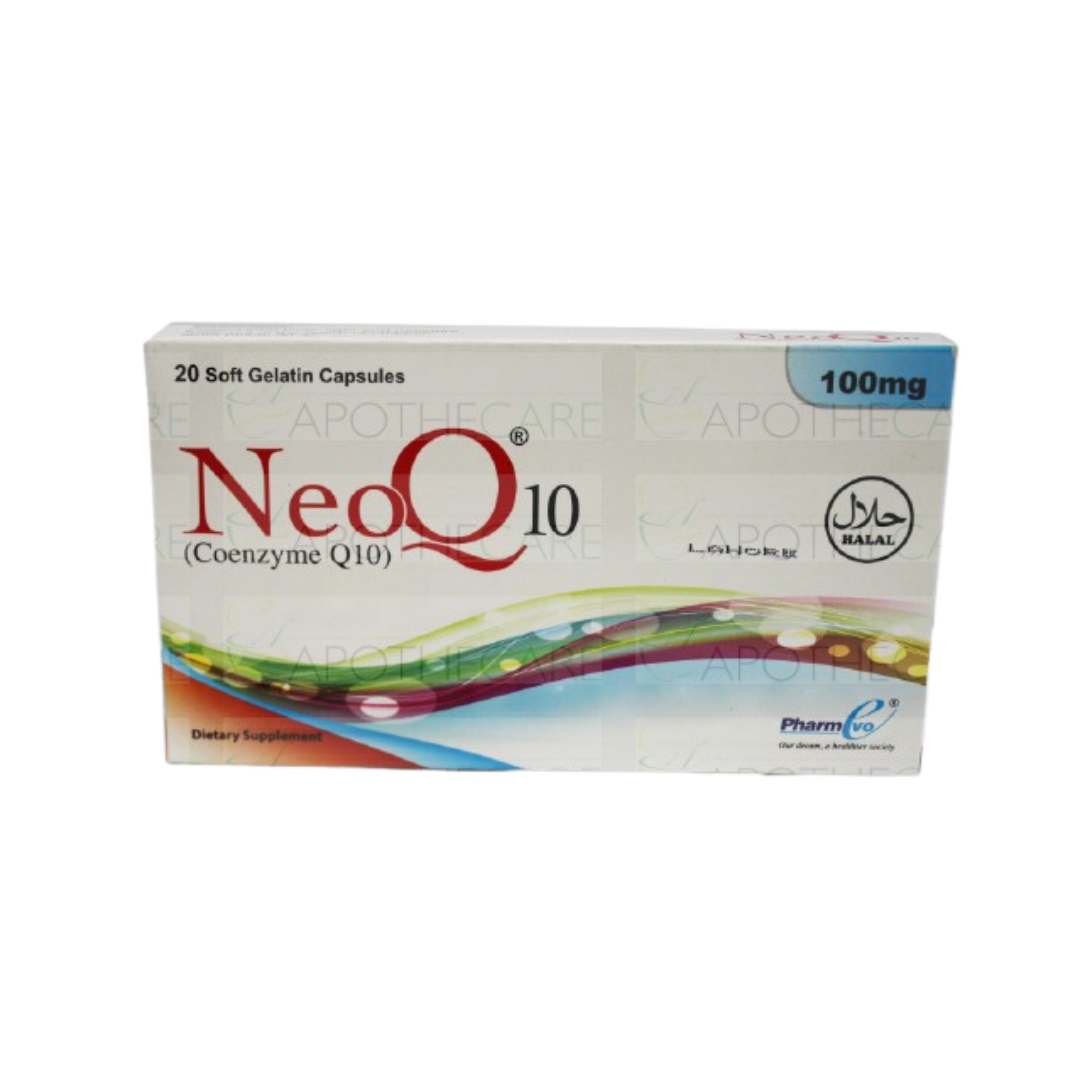 Neo Q10 Cap 100mg 20's – Ailaaj