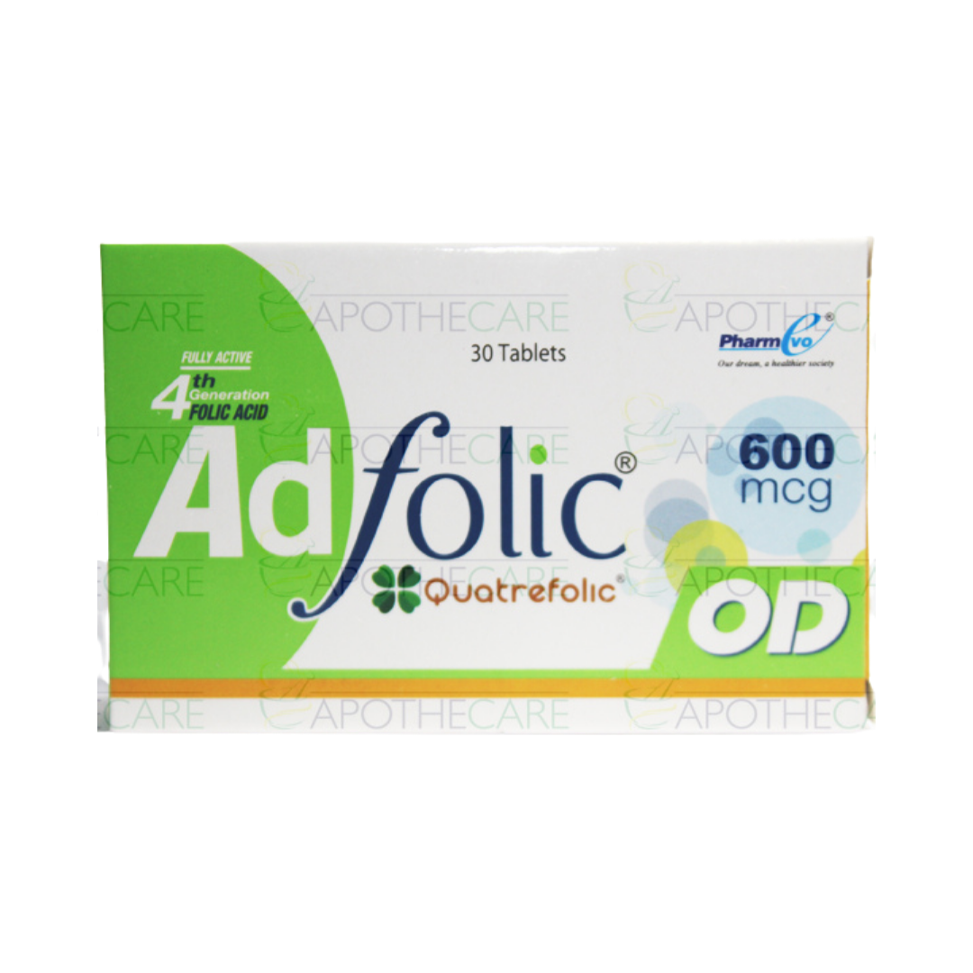 AD Folic DHA Tab 600mcg/200mg 30's – Ailaaj