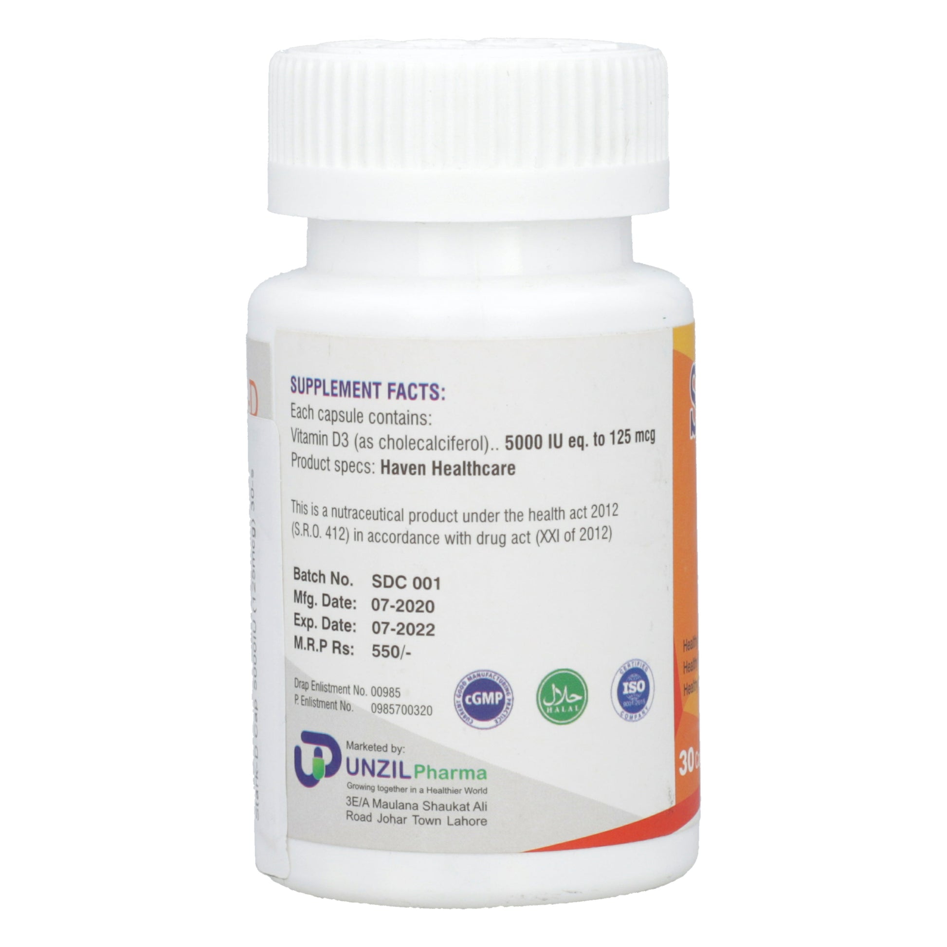 Stark-D Cap 5000IU/125mcg 30's – Ailaaj