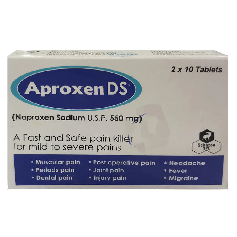 Aproxen DS Tab 550mg 2x10's – Ailaaj