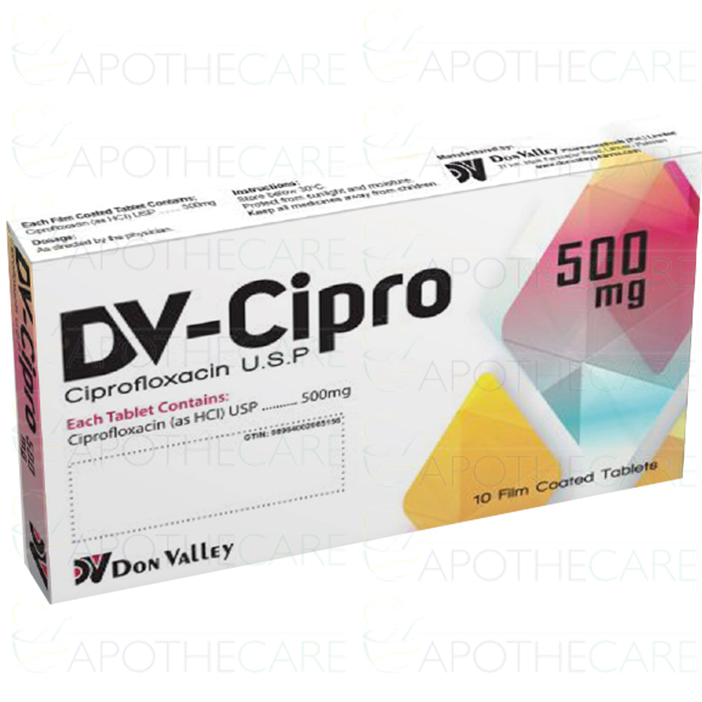 DV-Cipro Tab 500mg 10's – Ailaaj