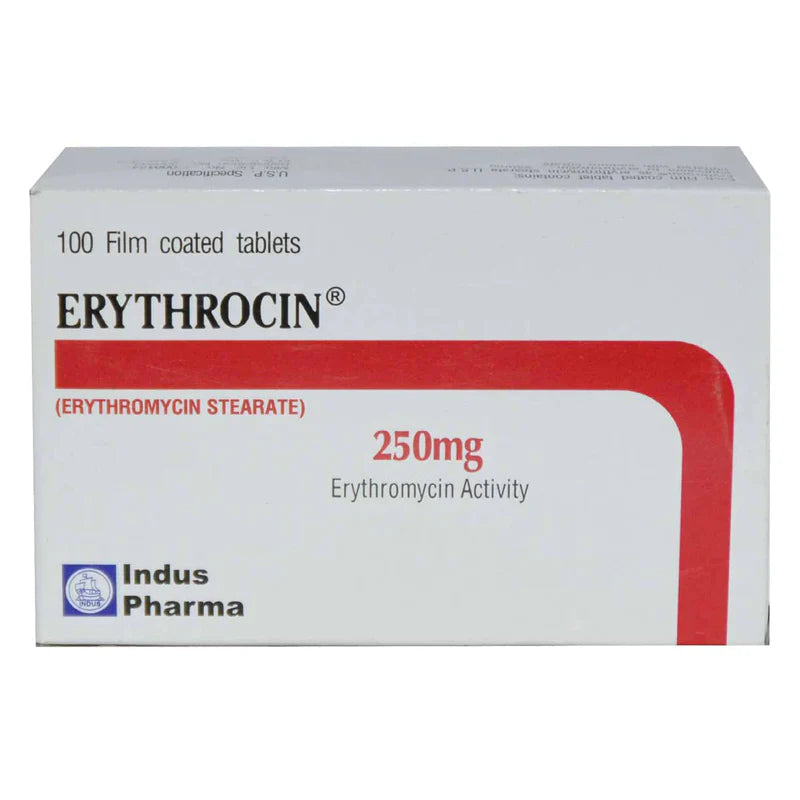 Erythrocin Tab 250mg 10's – Ailaaj