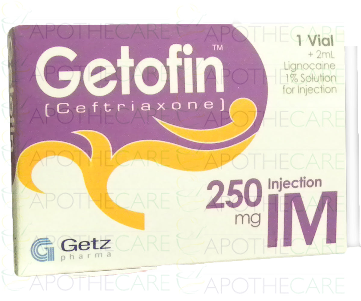 Getofin IM Inj 250mg 1Vial – Ailaaj
