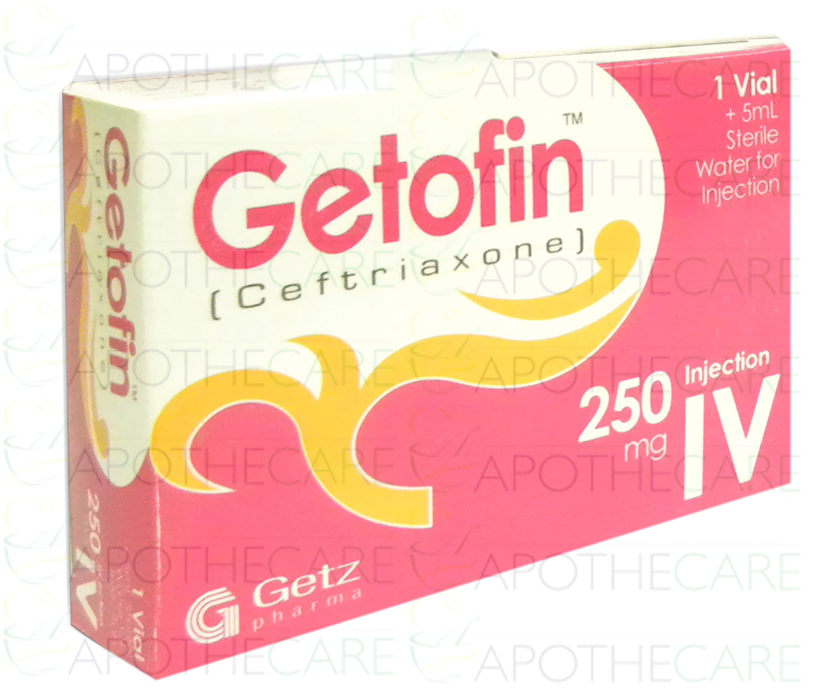 Getofin IV Inj 250mg 1Vial – Ailaaj