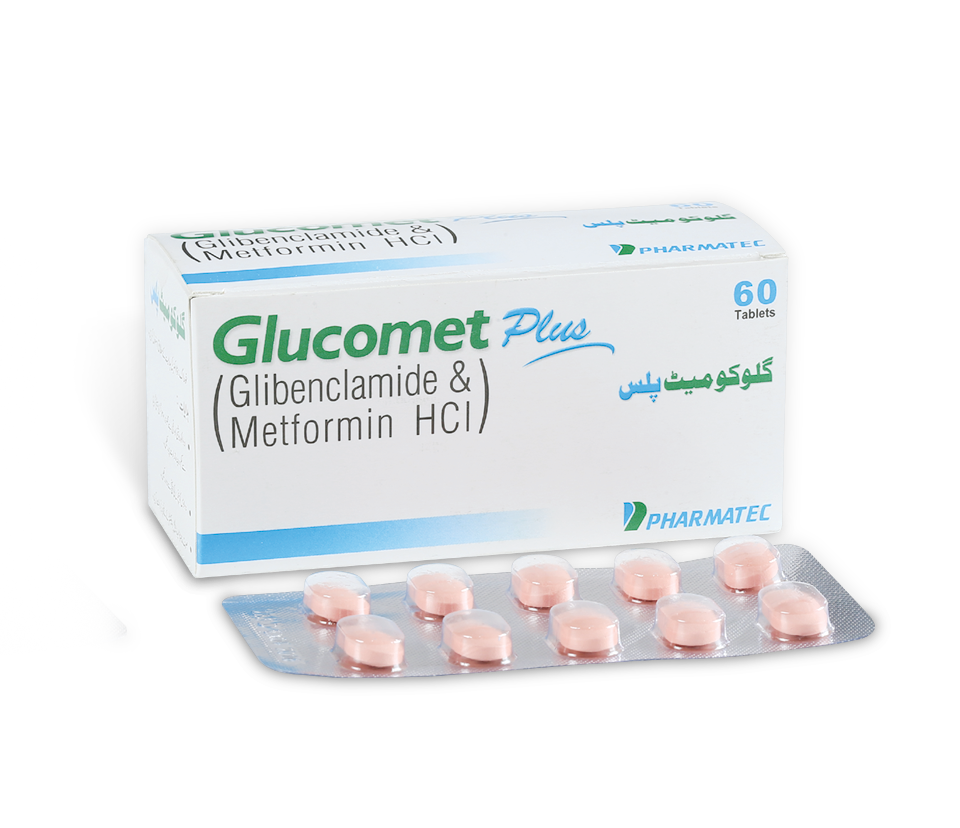 Glucomet Plus Tab 5mg/500mg 6x10's – Ailaaj