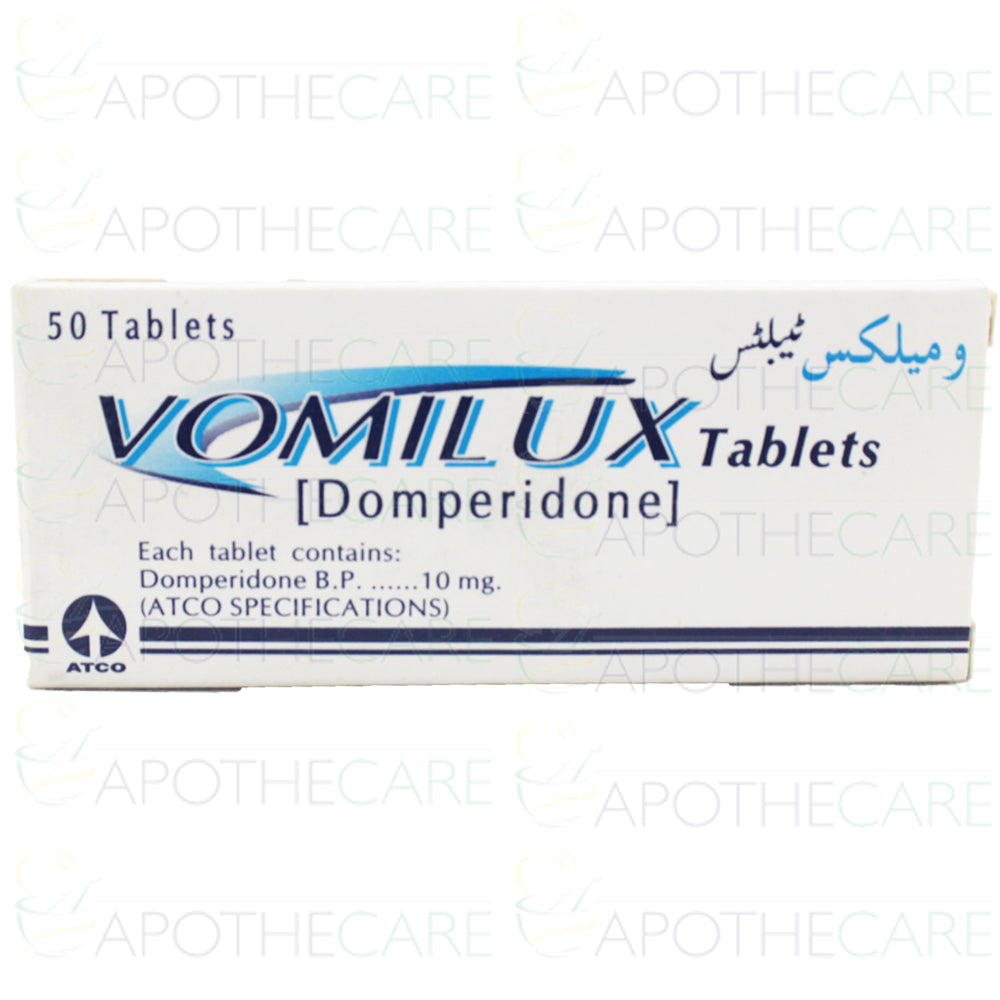 Vomilux Tab 10mg 5x10's – Ailaaj