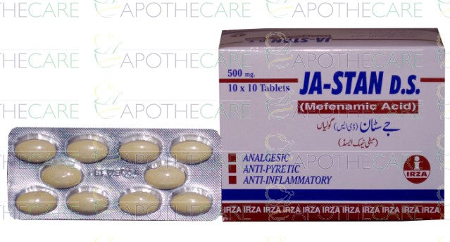 Ja-Stan D.S Tab 500mg 10x10's – Ailaaj