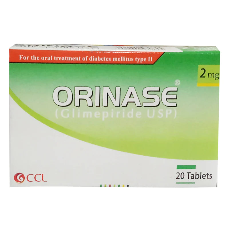 Orinase Tab 2mg 20's – Ailaaj