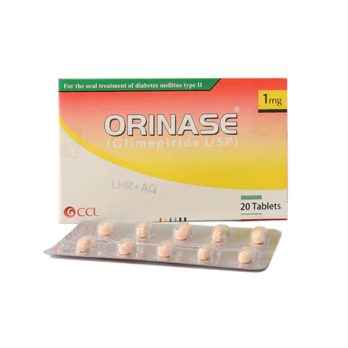 Orinase Tab 1mg 20's – Ailaaj