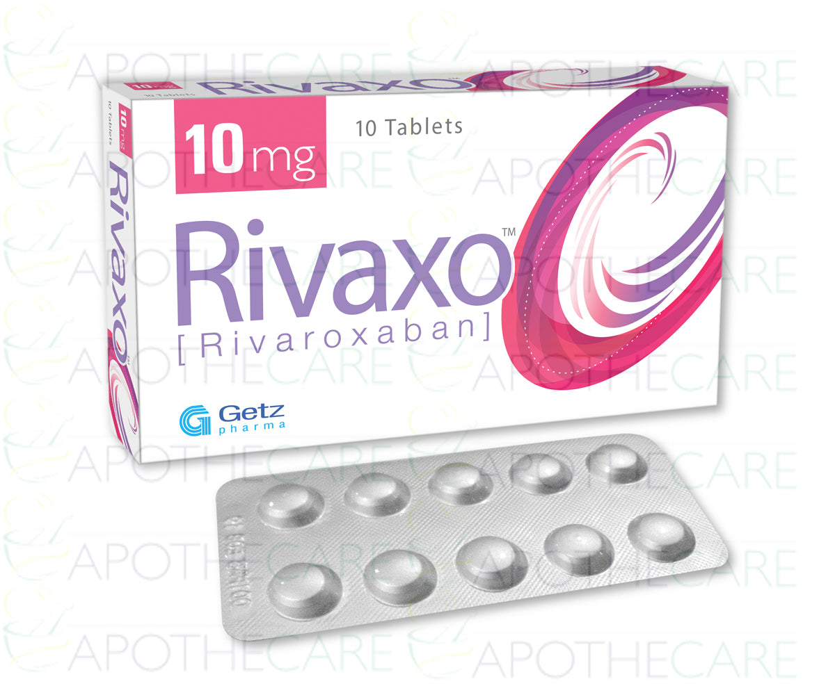 Rivaxo Tab 10mg 10's – Ailaaj