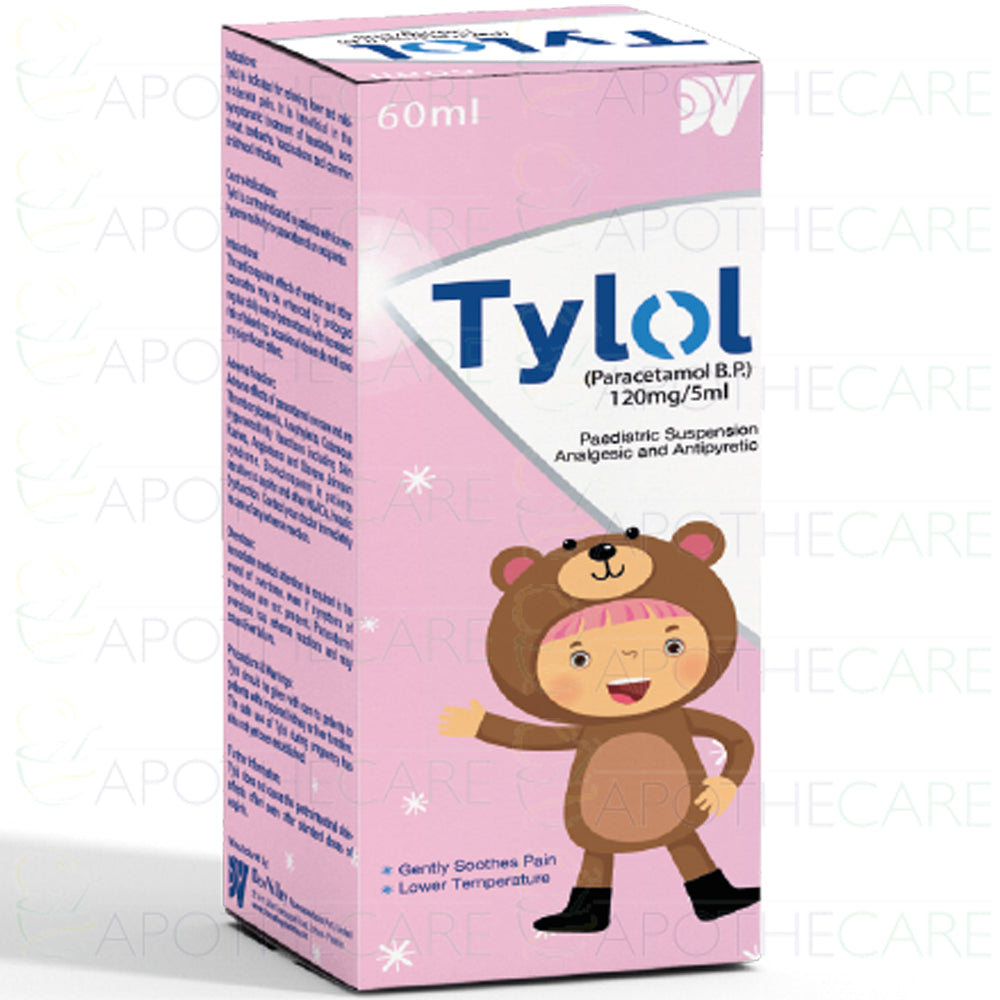 TYLOL Susp 120mg/5ml 60ml – Ailaaj