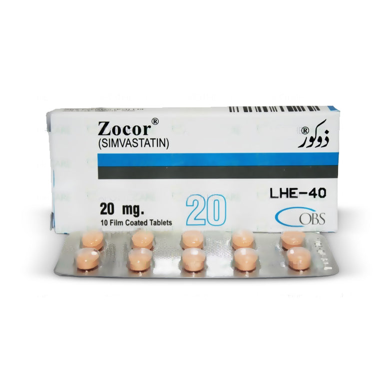Zocor Tab 20mg 10's – Ailaaj