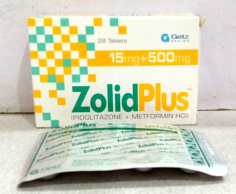 Zolid Plus Tab 15mg/500mg 28's – Ailaaj