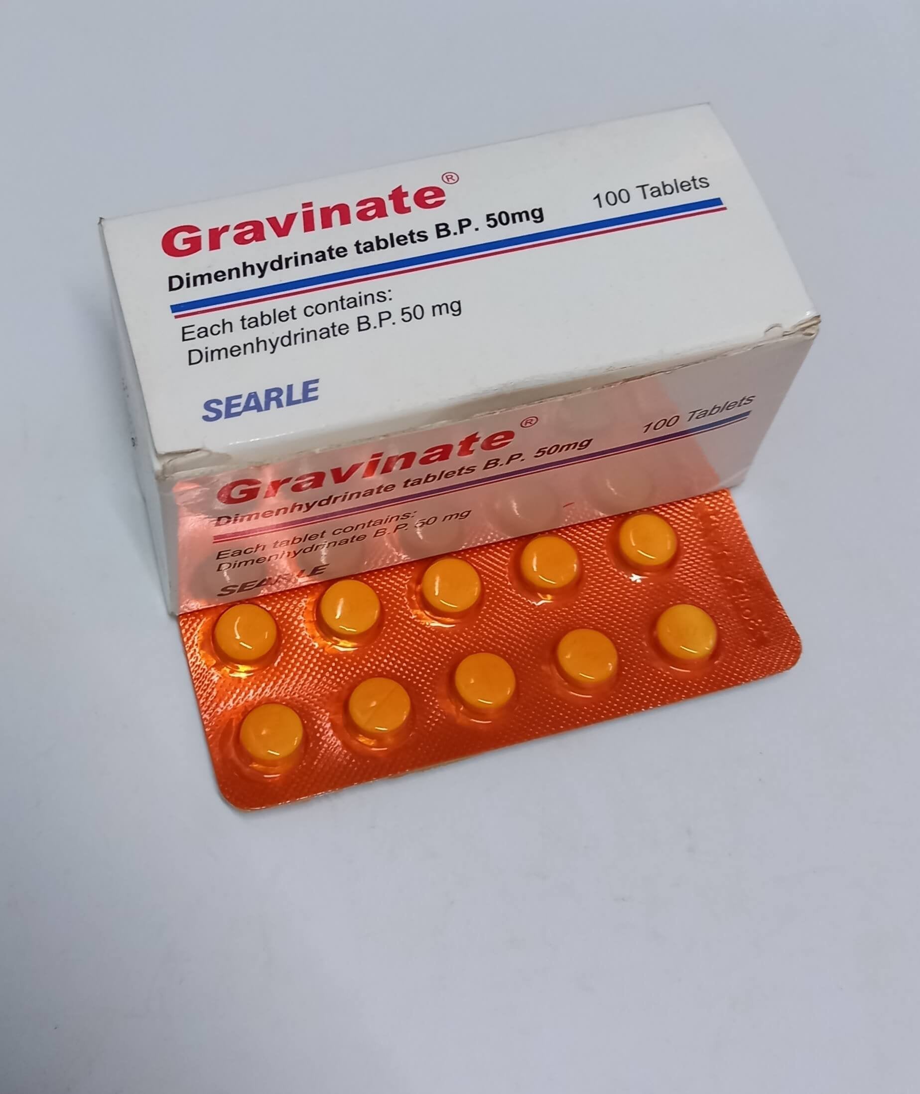 Gravinate Tab 50mg 10's – Ailaaj