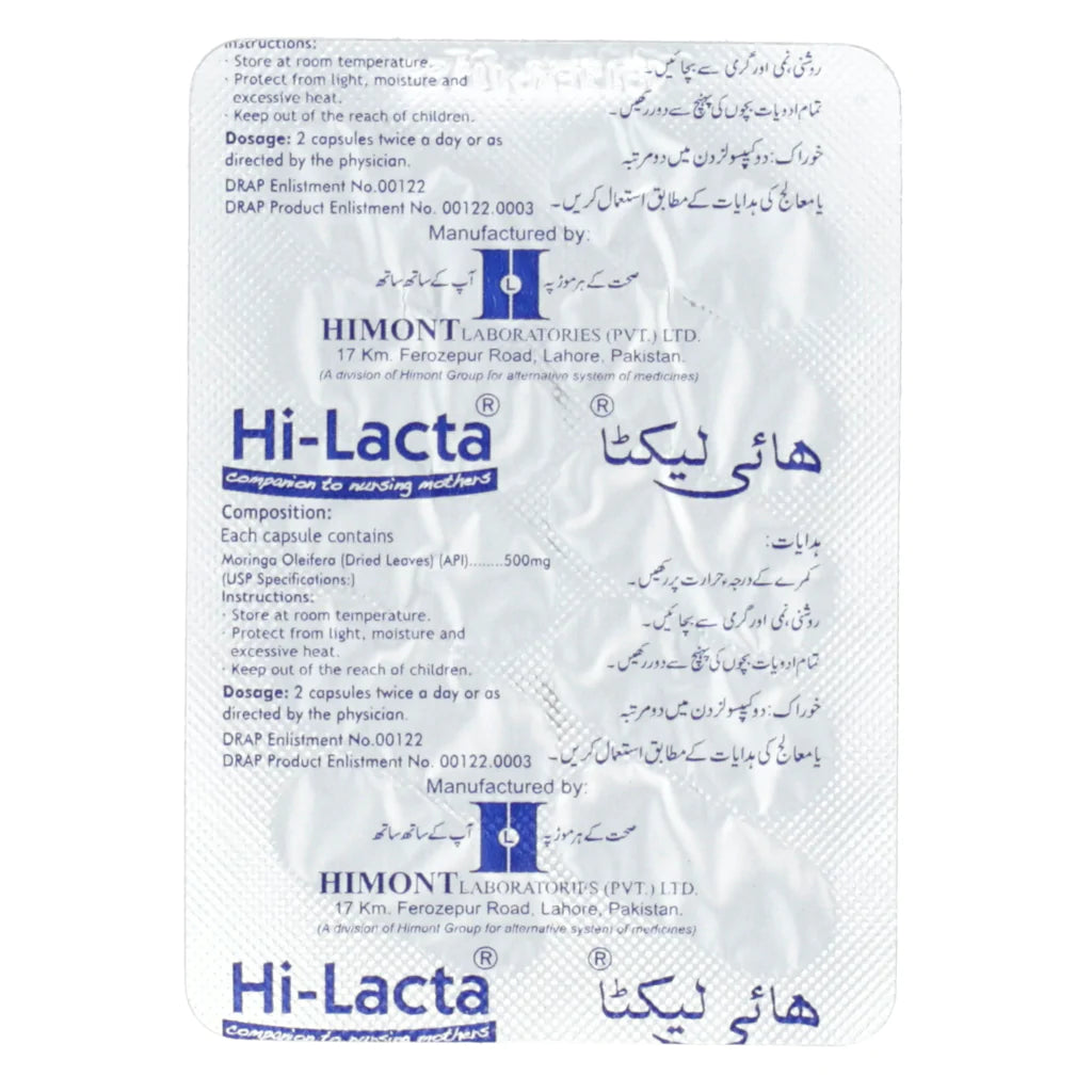 Hi-Lacta Cap 500mg 6x10's – Ailaaj