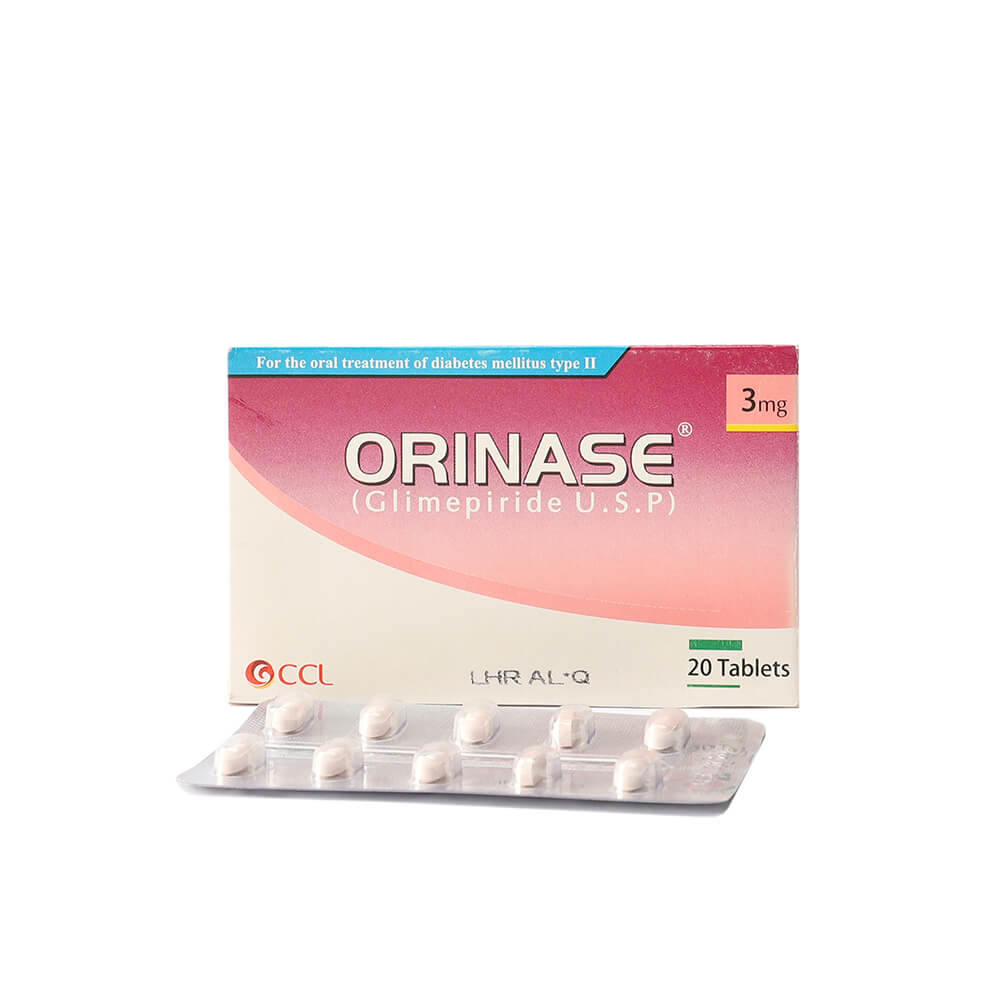 Orinase Tab 3mg 20's – Ailaaj