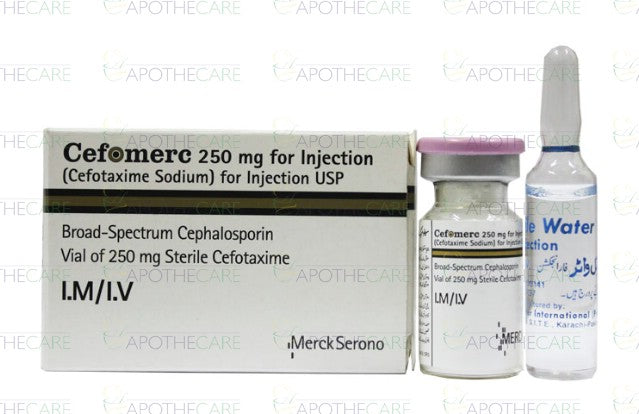Cefomerc I.M/I.V Inj 250mg 1Vial – Ailaaj