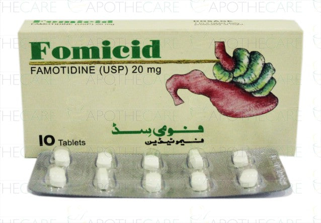 Fomicid Tab 20mg 10's – Ailaaj