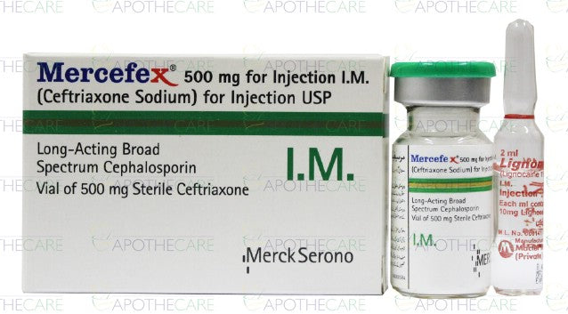 Mercefex IM Inj 500mg 1Vial – Ailaaj