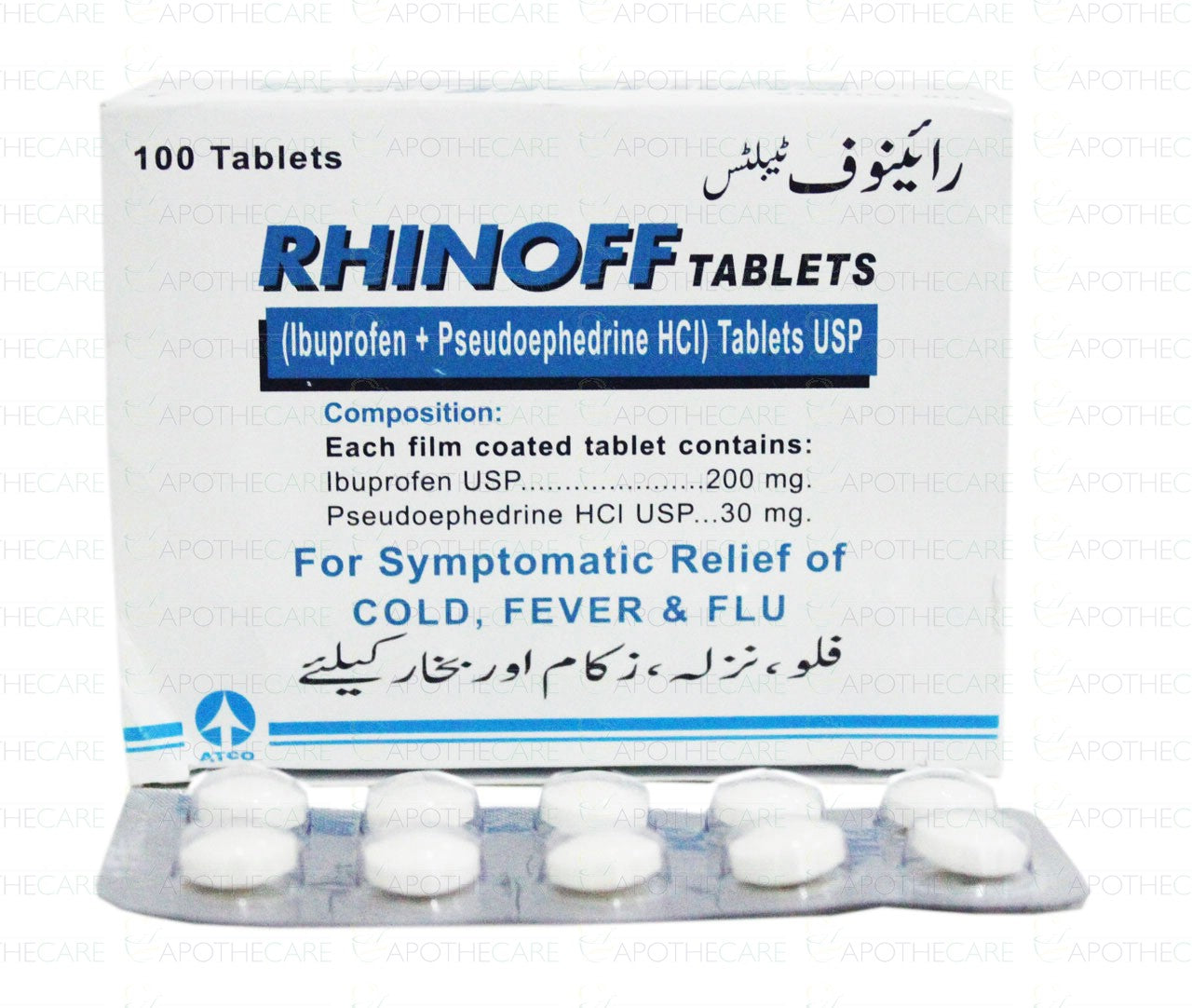 Rhinoff Tab 200mg/30mg 10x10's – Ailaaj