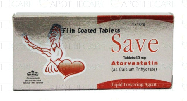 Save Tab 40mg 1x10's – Ailaaj