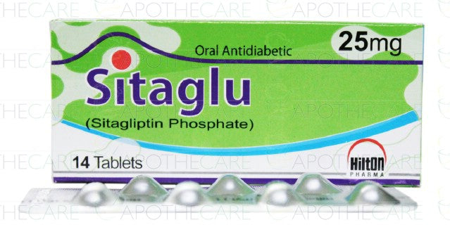 Sitaglu Tab 25mg 14's – Ailaaj