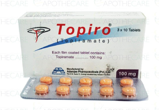 Topiro Tab 100mg 3x10's – Ailaaj