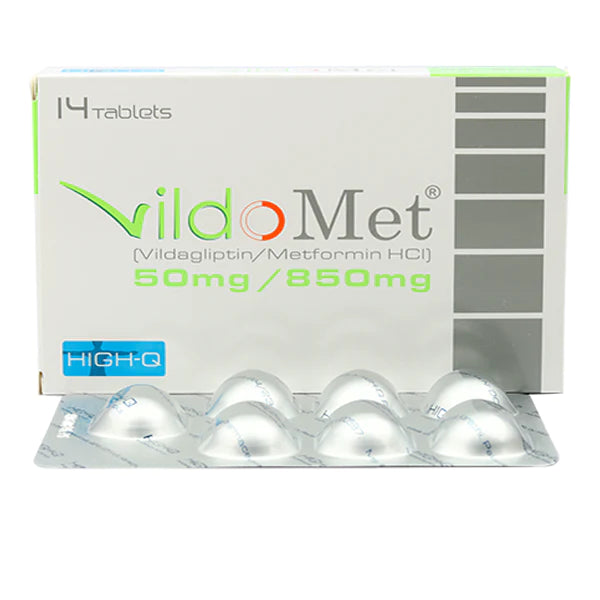 Vildomet Tab 50mg/850mg 14's – Ailaaj
