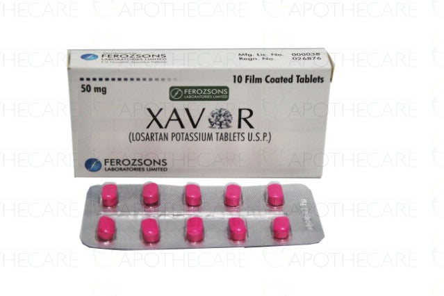 Xavor Tab 50mg 10's – Ailaaj