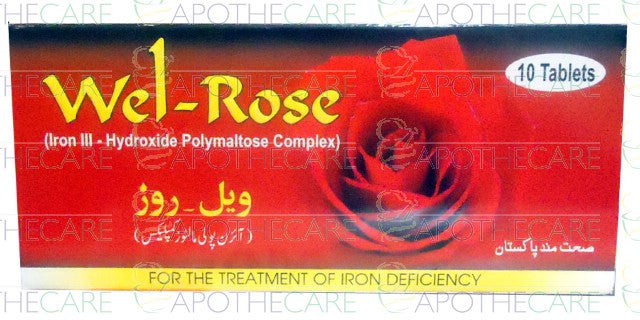 Wel-Rose Tab 100mg 10's – Ailaaj