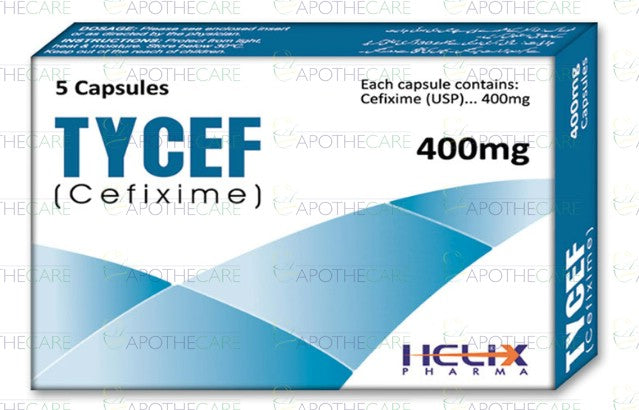 Tycef Cap 400mg 5's – Ailaaj