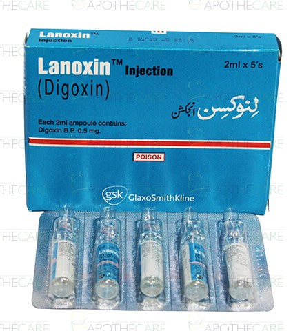 Lanoxin Inj 500mcg 5Ampx2ml – Ailaaj