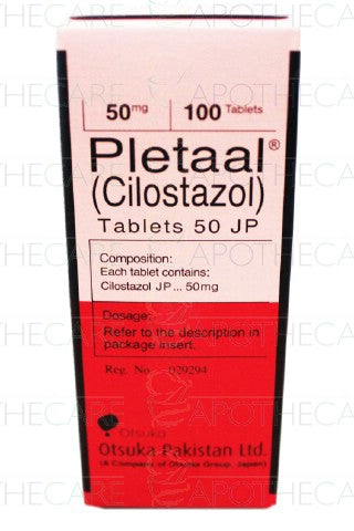 Pletaal Tab 50mg 10x10-s – Ailaaj