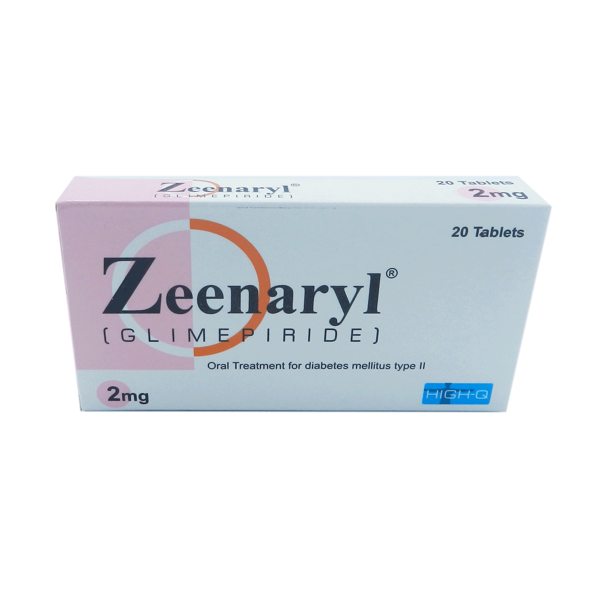 Zeenaryl Tab 2mg 20's – Ailaaj